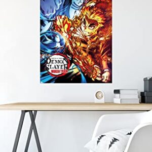 Trends International Demon Slayer: Mugen Train - Versus One Sheet Wall Poster, 22.375" x 34", Premium Unframed Version