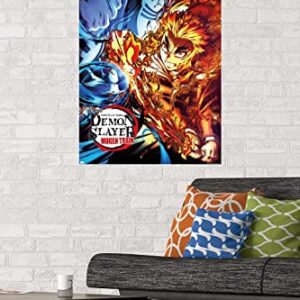 Trends International Demon Slayer: Mugen Train - Versus One Sheet Wall Poster, 22.375" x 34", Premium Unframed Version