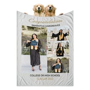 customized blanket personalized gifts for men soft throw blanket custom blankets with photos blankets & throws for graduation birthday family pets halloween christmas for sofa bedroom picnic mat