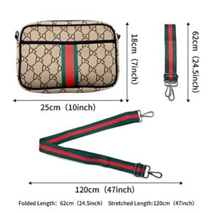 Crossbody Bags for Women with Lipstick Key Chain, Women's Crossbody Handbags with Adjustable Detachable Strap Well Made