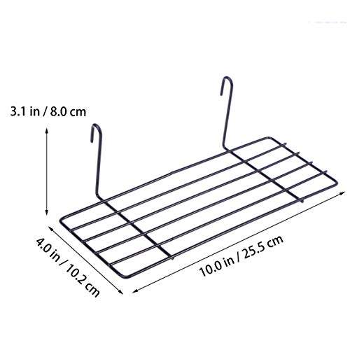 Healifty for Frame Used Supplies, Grille, X Wall- Design Shelves. Xcm Room Storage, Decorative Metal Panel, Straight Stand with Wall Mesh Panel Office Small L Grid Props Hanging Wall Grid