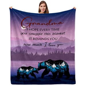 qotuty grandma gifts, blankets gifts for grandma, grandma birthday gifts, grandma gift, mimi gigi gifts for grandma, thoughtful gifts for grandma, best grandma gifts, grandmother gift blanket 50″x60″