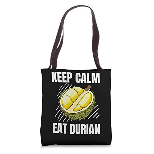 Keep Calm Eat Durian Vintage Grunge Durian Lover Tote Bag