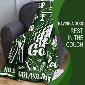 Golf Gifts for Men, Gifts for Golfers, Golf Gifts for Men Unique, Golfing Gifts for Him, Birthday Father Thanksgiving Day Gifts for Golfers, Golf Gift for Sport Lover, Best Golf Blanket Gift 50"x60"