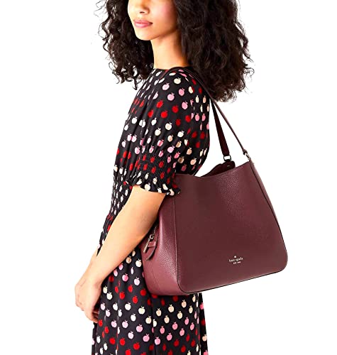 Kate Spade New York Kate Spade Leila Medium Triple Compartment Shoulder (Cherrywood)