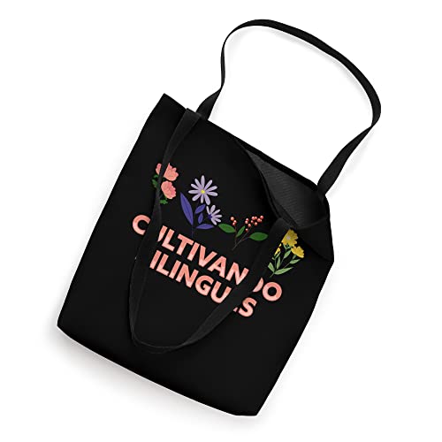 Cultivando Bilingues Dual Language Crew Bilingual Teacher Tote Bag