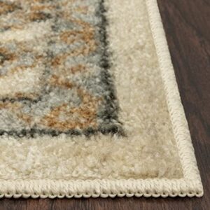 Maples Rugs Danville Kitchen Rugs Non Skid Accent Area Carpet [Made in USA], Neutral, 2'6" x 3'10"