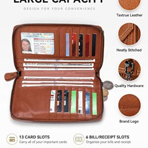 SIIHENRRY Small Crossbody Cell Phone Purse for Women, RFID Blocking Wallet Purse with Tassel, with Credit Card Slots