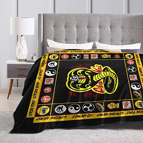 Snake Blanket Ultra-Soft Comfortable Throw Blanket Flannel Blankets Fits Couch Bed Sofa for All Season 50"x40"