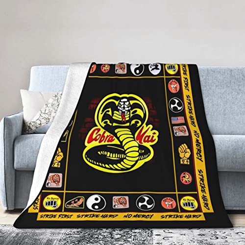 Snake Blanket Ultra-Soft Comfortable Throw Blanket Flannel Blankets Fits Couch Bed Sofa for All Season 50"x40"