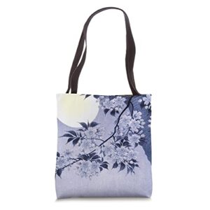 japanese woodblock print retro vintage traditional ukiyo-e tote bag