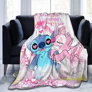 manmat cartoon throw blanket lightweight cozy couch bed super soft and warm flannel fleece microfiber throws blankets for all seasons 50”x40”