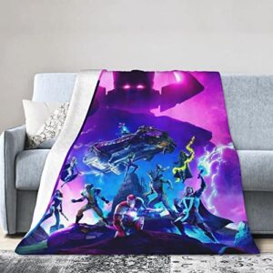 kpfqi anime game blanket super soft flannel throw blanket all season cozy warm plush blankets for sofa bed living room game5-60 x50