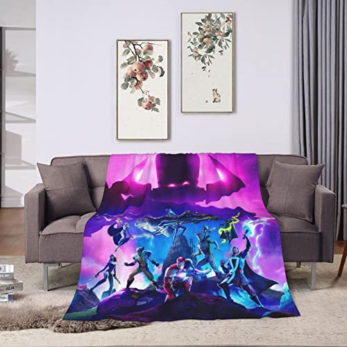 Kpfqi Anime Game Blanket Super Soft Flannel Throw Blanket All Season Cozy Warm Plush Blankets for Sofa Bed Living Room Game5-60 x50