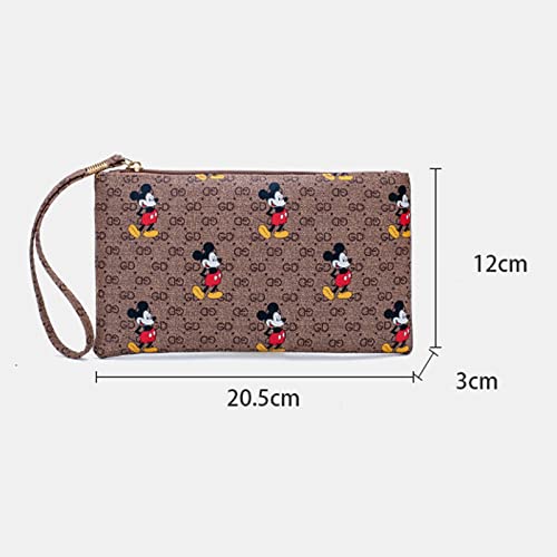 2023 The Newest Cute Cartoon Women's Wallet Long Clutch Bag, Largecapacity Zipper Ladies Wallet Card Case Mobile Phone Bag