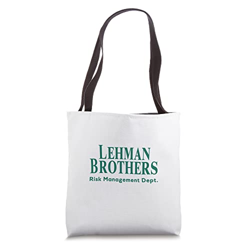 Lehman Brothers Risk Management Department Tote Bag