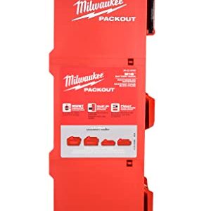 Milwaukee 48-22-8339 Packout Shop Storage M18 Battery Rack