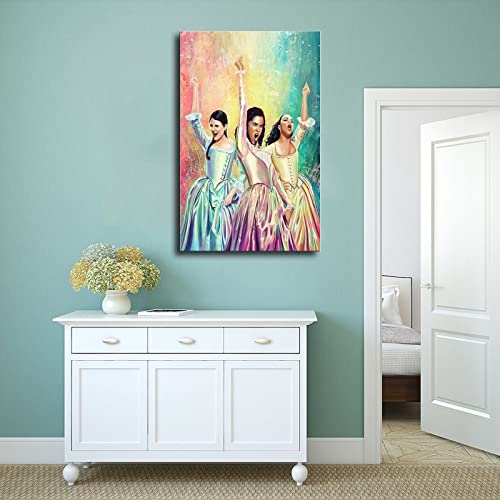 Shruan Hamilton Animatic Schuyler Sisters Canvas Poster Bedroom Decor Sports Landscape Office Room Decor Gift Unframe-style 12x18inch(30x45cm)