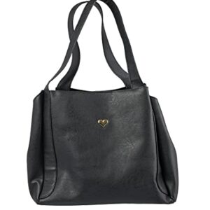 Loulu - Hayden Hobo Handbag - Black