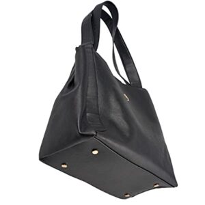 Loulu - Hayden Hobo Handbag - Black