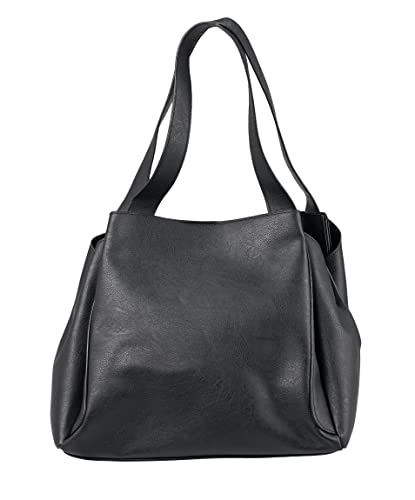 Loulu - Hayden Hobo Handbag - Black