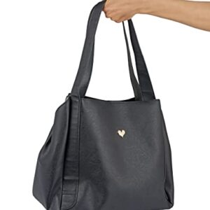 Loulu - Hayden Hobo Handbag - Black