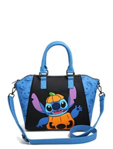 loungefly disney lilo & stitch pumpkin costume satchel bag