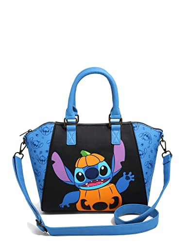 Loungefly Disney Lilo & Stitch Pumpkin Costume Satchel Bag