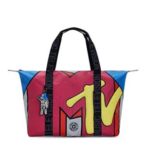 Kipling Art Medium MTV Tote Bag Oversized Mtv