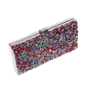 MXIAOXIA Diamonds Candy Evening Bag Summer Fashion Female Small Day Clutch Shoulder Chain Handbags Phone Key Wallets