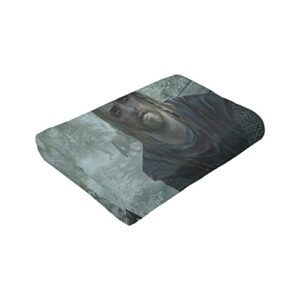 Skyrim You're Finally Awake Blanket Soft Warm Throw Blankets 60"x50" for Bedroom Couch Travelling