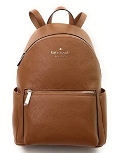 kate spade new york liela pebbled leather medium dome backpack (warm gingerbread)