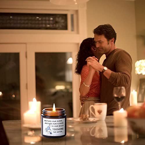 Lavender Scented Candles, Naughty Gifts for Him, Husband Boyfriend Gifts, 30th 40th 50th 60th Birthday Day Gifts for Men, Funny Anniversary, Valentines Day Gifts Gifts for Husband, Boyfriend(4 oz)