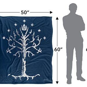 The Lord of The Rings Blanket, 50"x60" Tree of Gondor Silky Touch Super Soft Throw Blanket