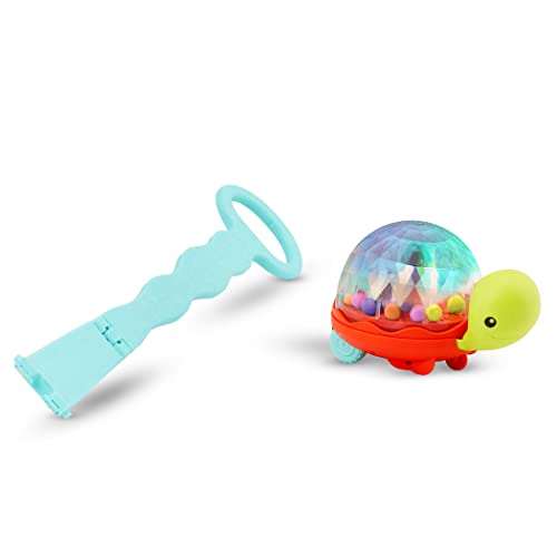 B. Play – Ball Popper & Walker – Push Toy for Baby, Toddler – Light-Up Turtle Toy for Crawling or Walking – Removable Handle – 1 Year + – Walk ‘n’ POP!