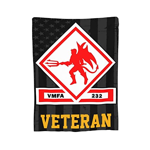 Vmfa-232 Throw Blanket Fleece Blanket Bed Sofas Warm Throw Blanket All Season Warm 80"X60"