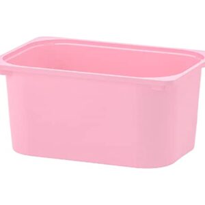 TROFAST Storage Box, Pink; 16 ½x11 ¾x9 ", Stackable Containers/Bins/Baskets, Compatible with Trofast Frames and Lids, Made of Polypropelene Pack of 2