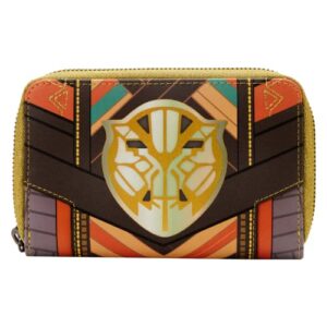 loungefly marvel black panther okoye zip around wallet