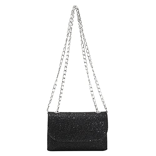 mojoyce Fashion Shiny Sequins Clutch Evening Bag Sparkling Designer Women PU Handbags