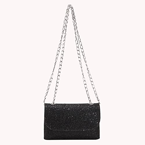 mojoyce Fashion Shiny Sequins Clutch Evening Bag Sparkling Designer Women PU Handbags