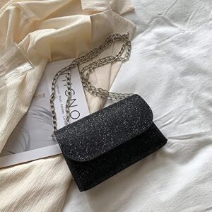 mojoyce Fashion Shiny Sequins Clutch Evening Bag Sparkling Designer Women PU Handbags