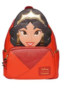 aladdin princess jasmine red outfit cosplay mini-backpack – entertainment earth exclusive