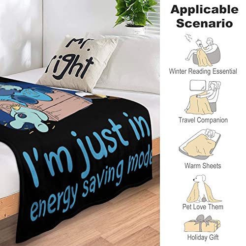 Cute Throw Blanket Ultra-Soft Flannel Fleece Warm Throw Blankets Couch Sofa Bed Living Room Blanket for Kids Adults 50"x40"