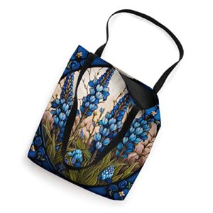 Texas Bluebonnet Flowers Farmhouse Blue Flowers Tote Bag