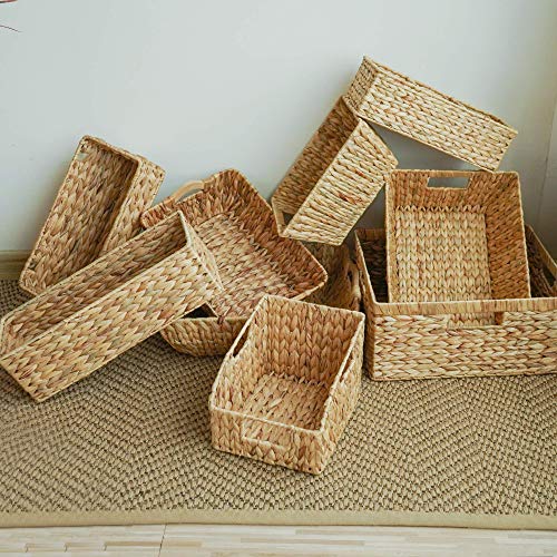 StorageWorks Water Hyacinth Storage Baskets