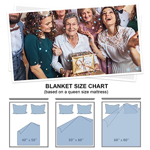 90th Birthday Decorations for Women Men Birthday Gift Ideas 1933 Blanket Best 90th Birthday Gifts Ideas for Her Him Women Men Mom Dad Grandparents Fleece Soft Throw Blanket 60 Inch X 50 Inch