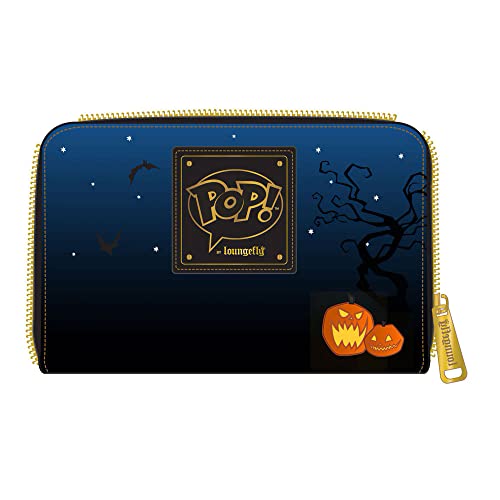 Loungefly Funko Pop Jack Skellington Glow Zip Around Wallet