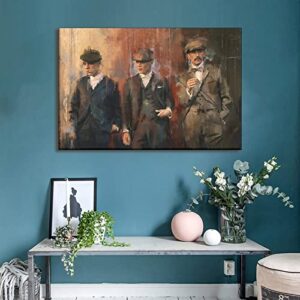 Peaky Blinders Poster Tommy Shelby Bedroom Canvas Art Print Art Wall Decor And Home Decor 16x24inchs(40x60cm)