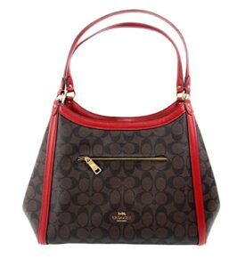 coach kristy signature canvas shoulder bag