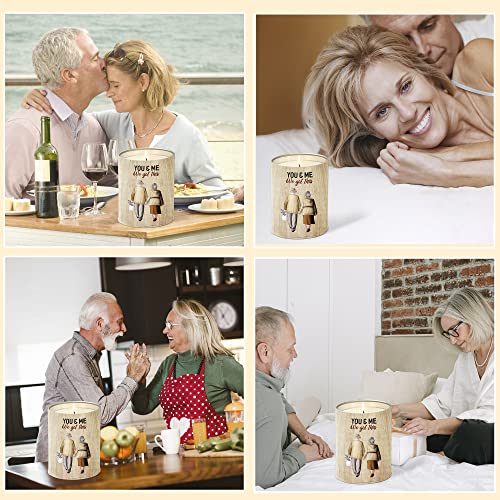 35th Anniversary Romantic Candle Gifts, Wedding Anniversary Couple Gifts for Him Her, 35th Wedding Gift for Wife Mom Husband Mom Grandma Grandpa, 35 Years of Marriage Lavender Candle Gift